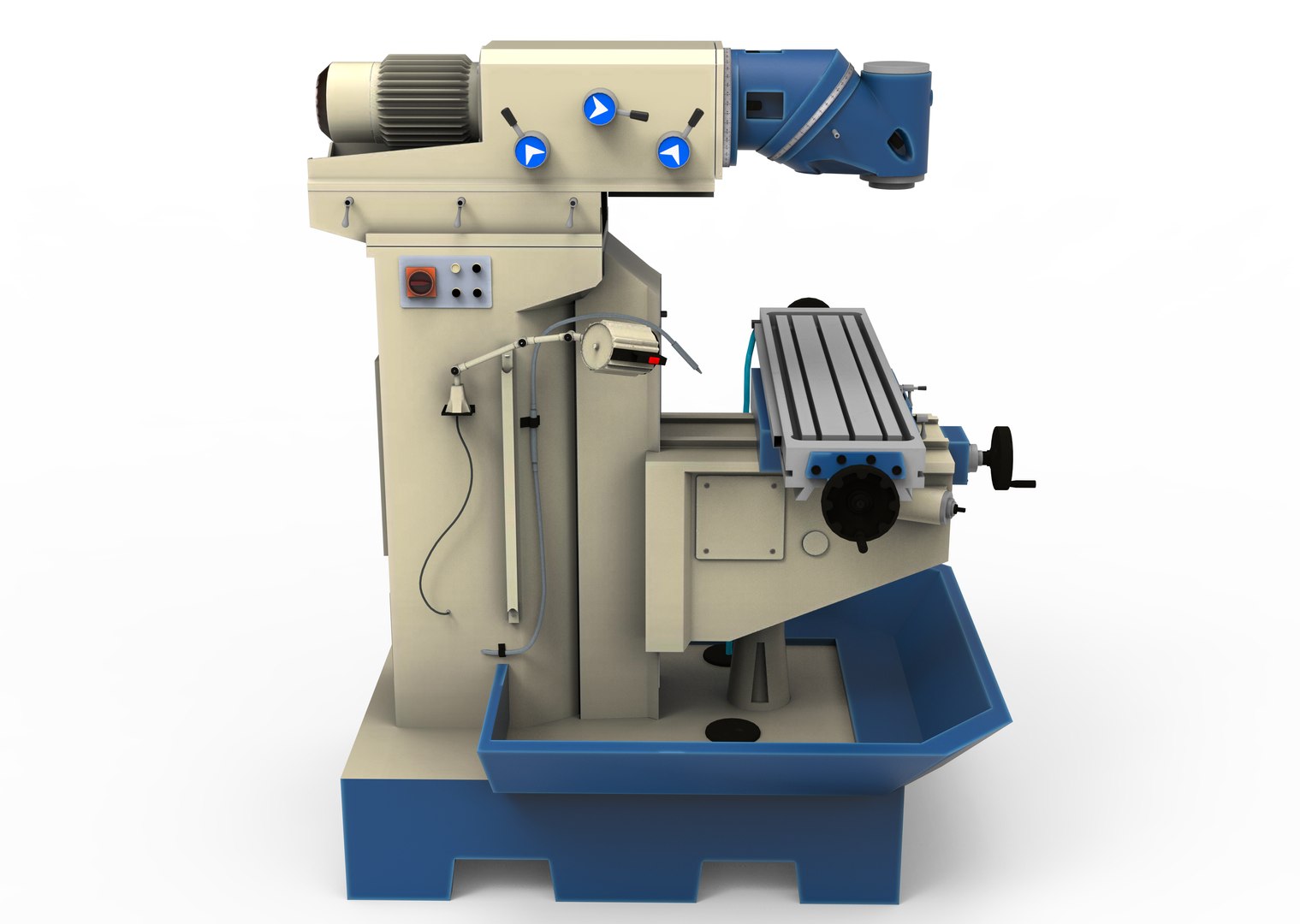 3D Milling Machine VR Model - TurboSquid 1774917