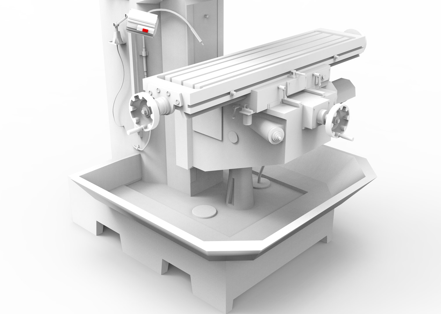 3D Milling Machine VR Model - TurboSquid 1774917