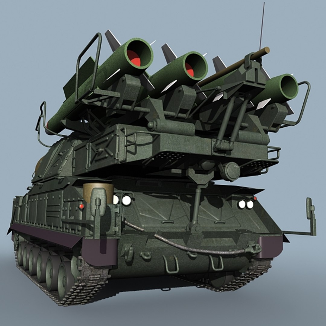 russian sa-11 gadfly sa-17 grizzly 3d model
