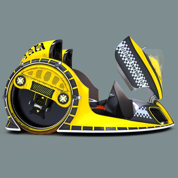3D electronic unmanned taxi model - TurboSquid 1516985