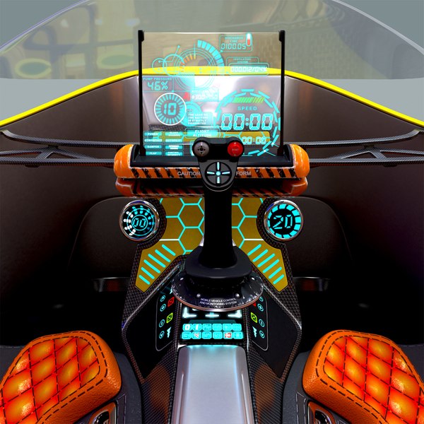 3D electronic unmanned taxi model - TurboSquid 1516985