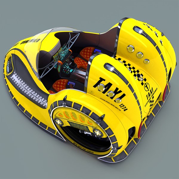 3D electronic unmanned taxi model - TurboSquid 1516985