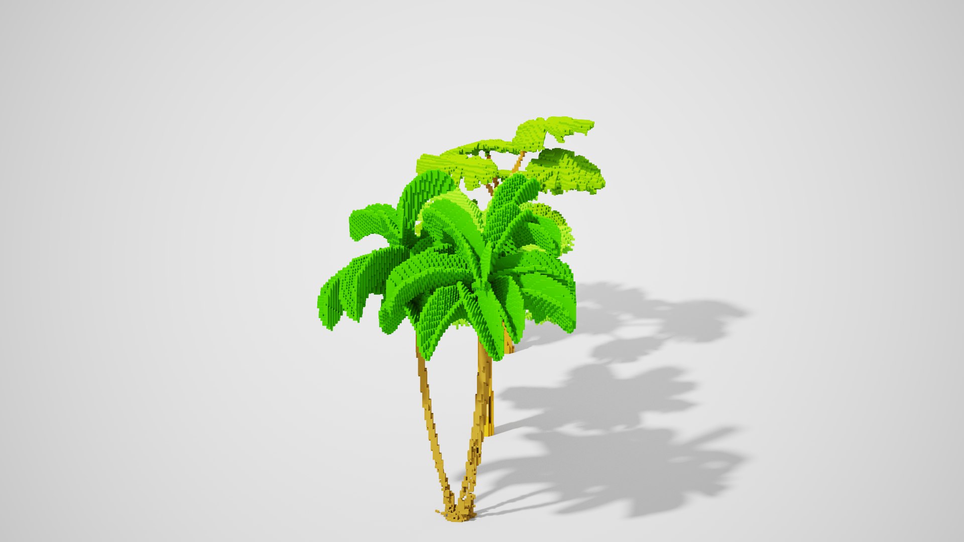 Isometric Palm Tree Set 3D Model - TurboSquid 2192905