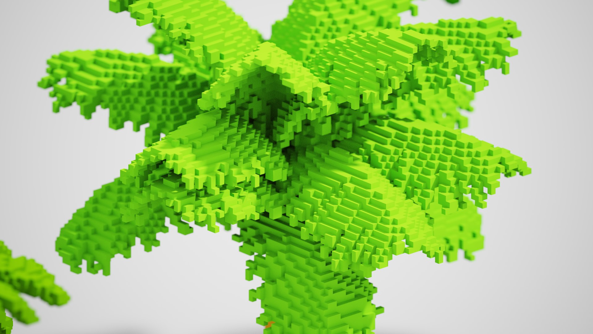 Isometric Palm Tree Set 3D Model - TurboSquid 2192905