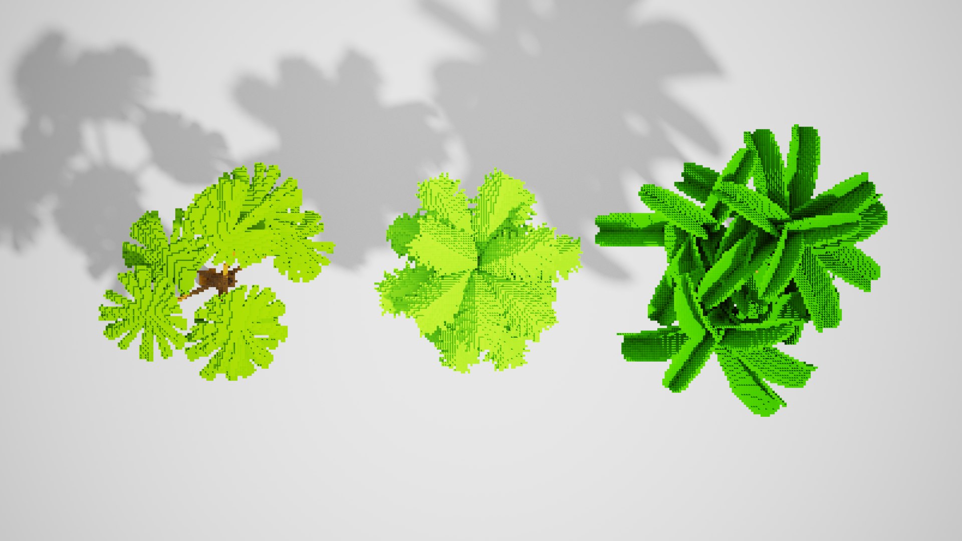 Isometric Palm Tree Set 3D Model - TurboSquid 2192905