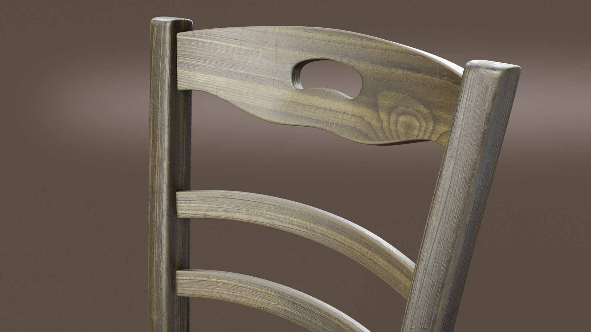 3D Rustic Straw Chair Model - TurboSquid 1603747