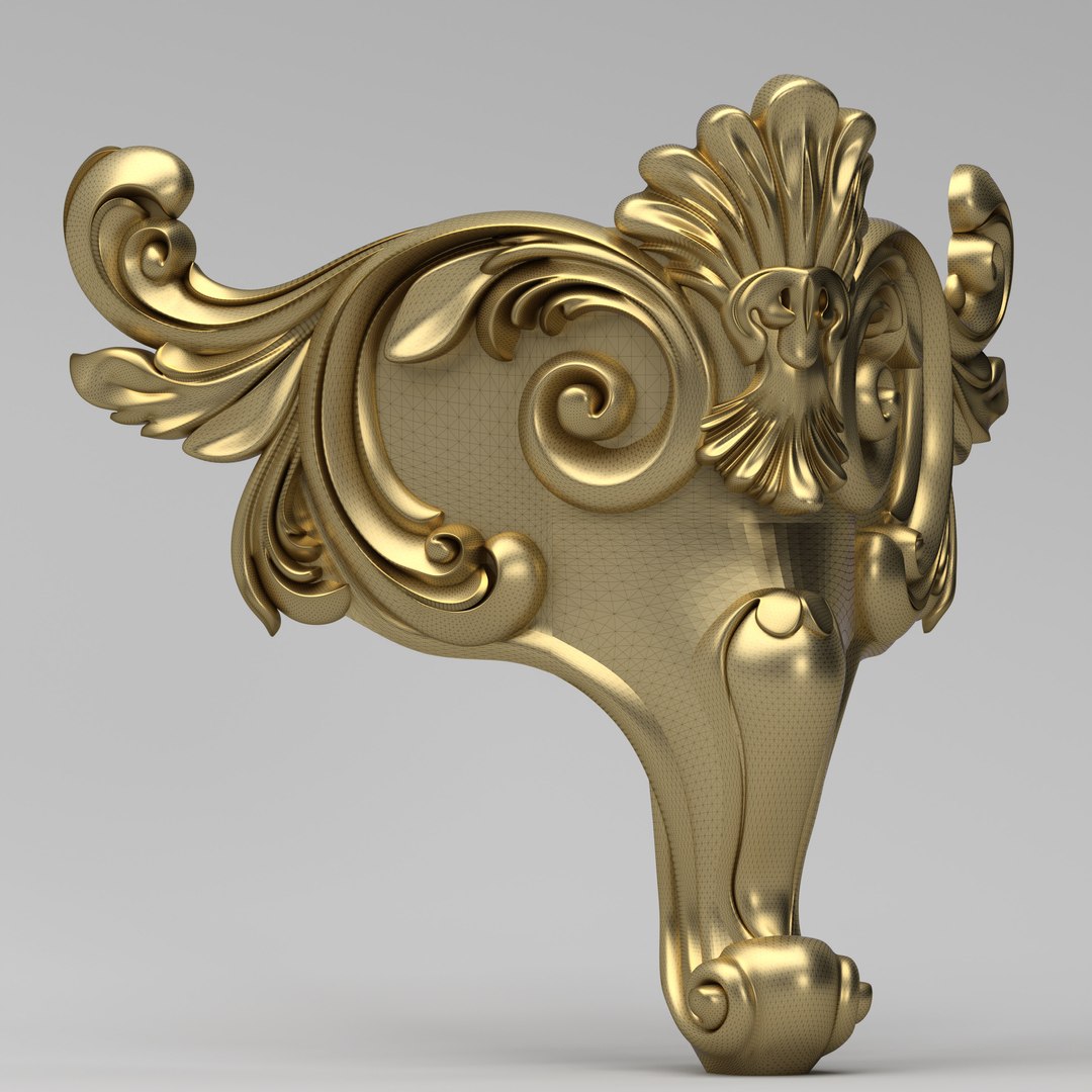 3D Carved Leg model - TurboSquid 1744928