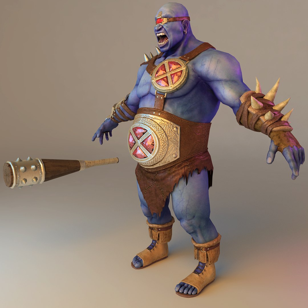 3d Cyclops Character