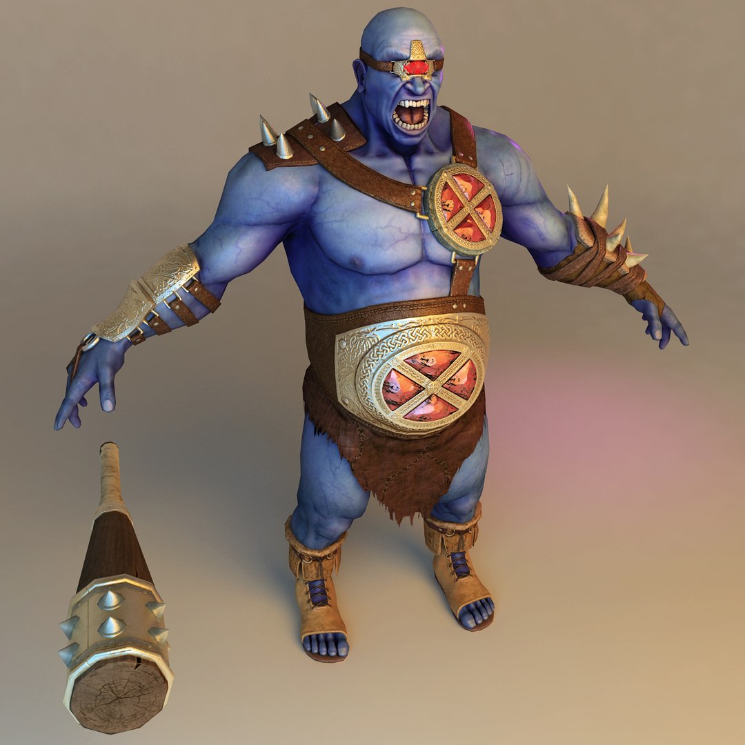 3d Cyclops Character