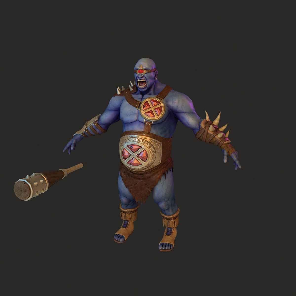 3d cyclops character