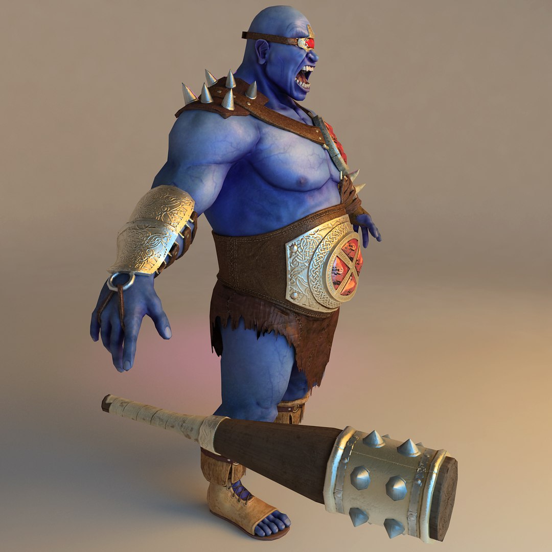 3d Cyclops Character