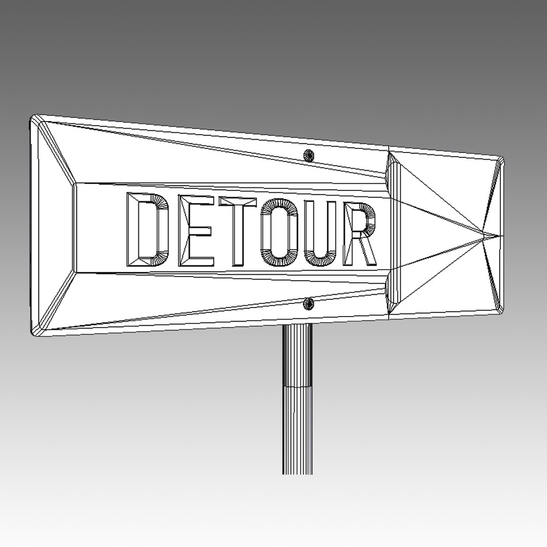 3d Model Street Sign