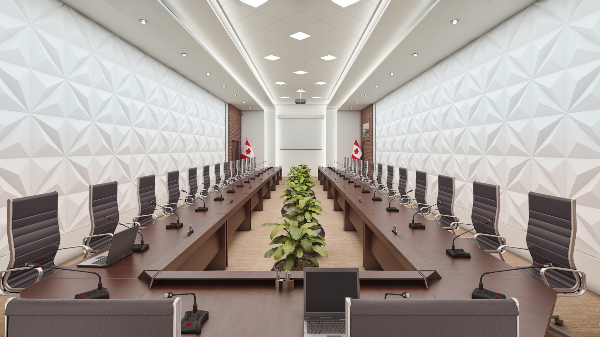 Conference Center 3D Model - TurboSquid 1463080
