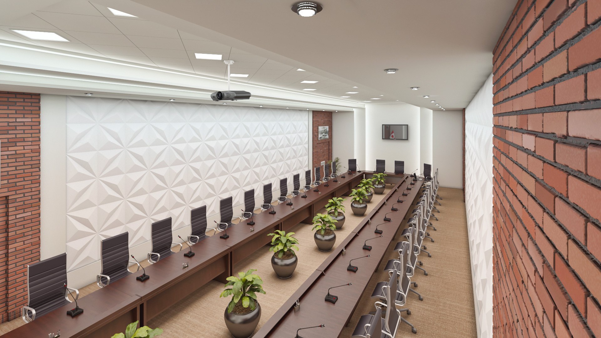 Conference Center 3D Model - TurboSquid 1463080