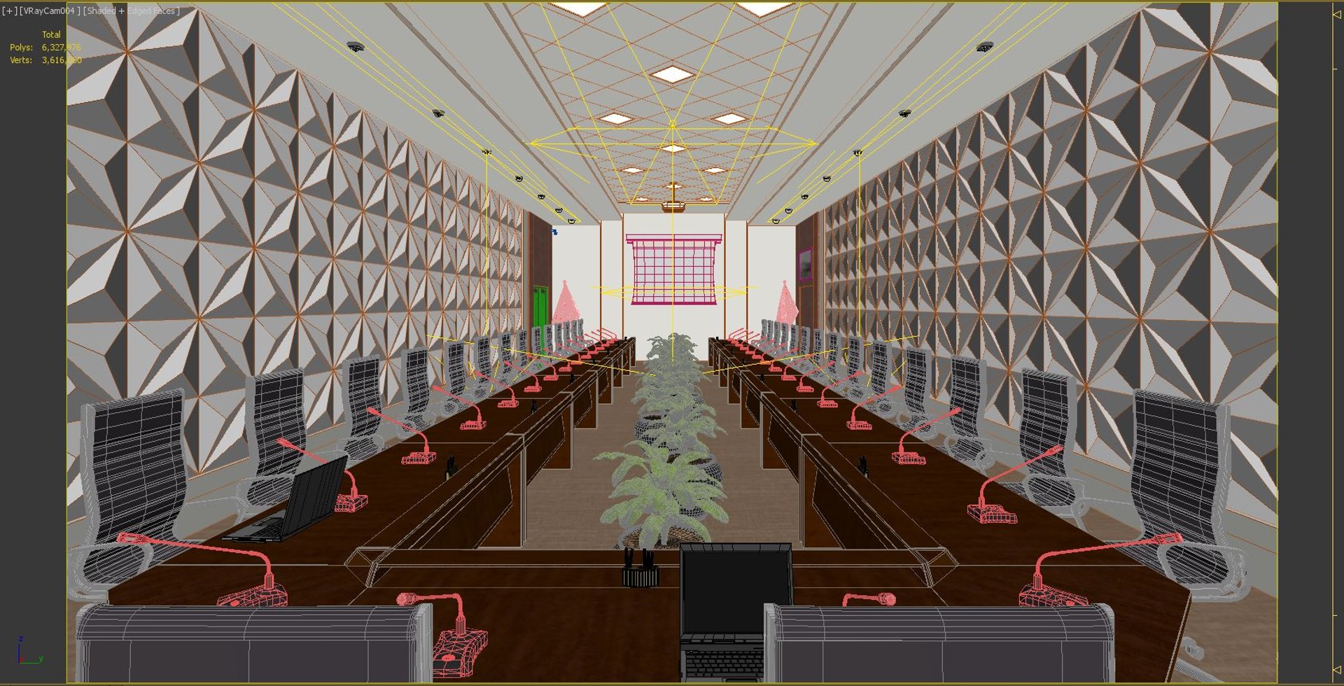 Conference Center 3D Model - TurboSquid 1463080