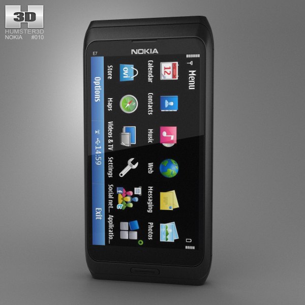 modelo 3d Nokia E7-00 - TurboSquid 1132549