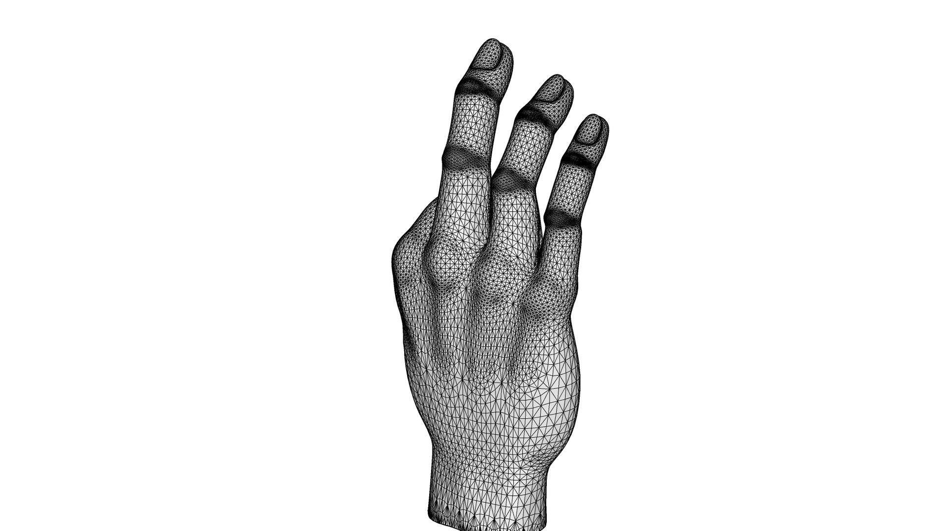Realistic Hand Model Pose Gesture 2 3D Model - TurboSquid 1974947