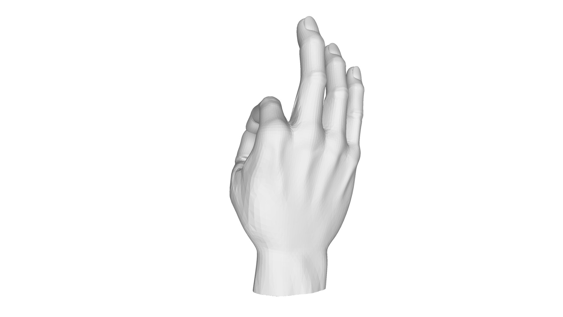Realistic Hand Model Pose Gesture 2 3D Model - TurboSquid 1974947