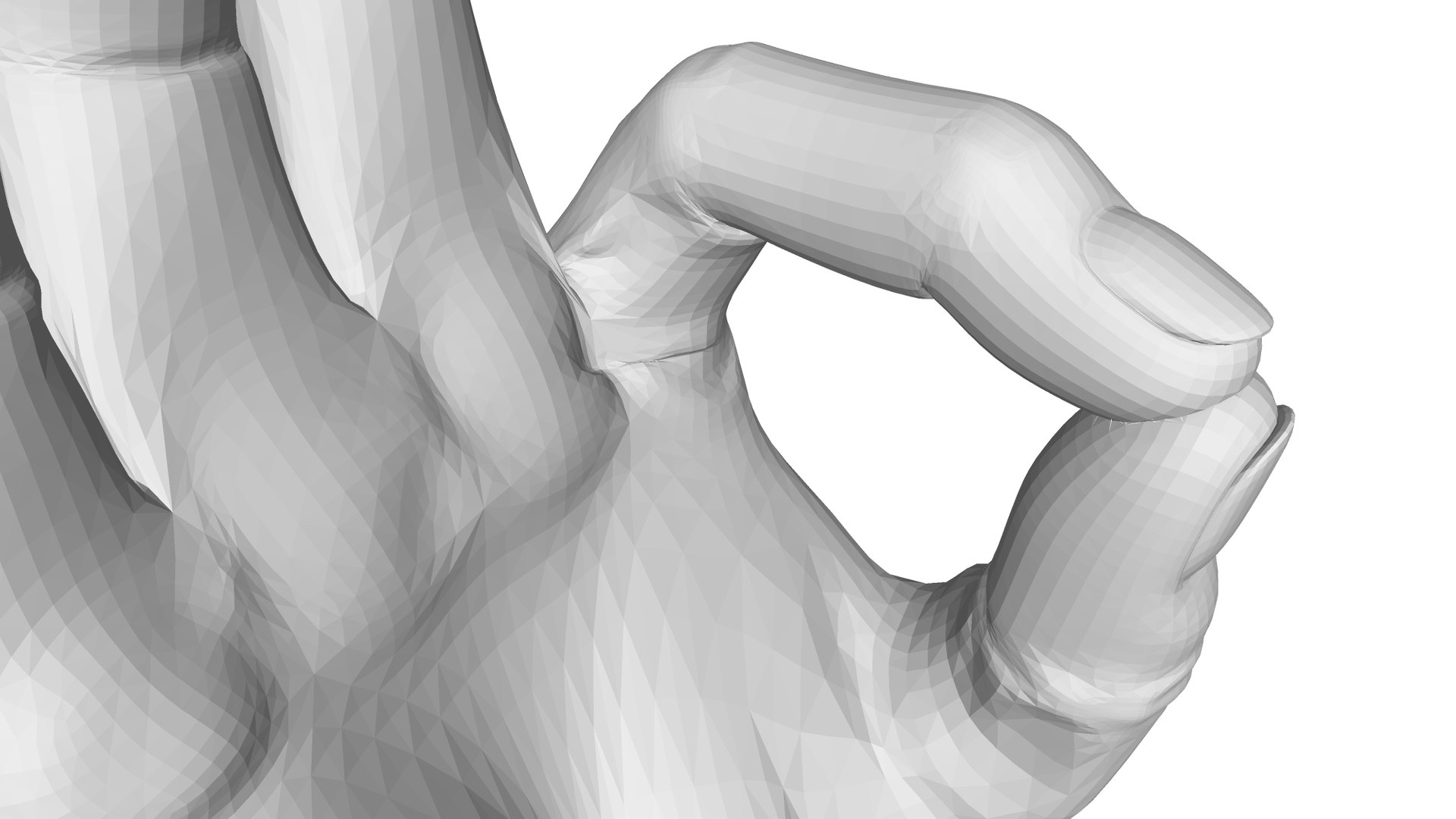 Realistic Hand Model Pose Gesture 2 3D Model - TurboSquid 1974947