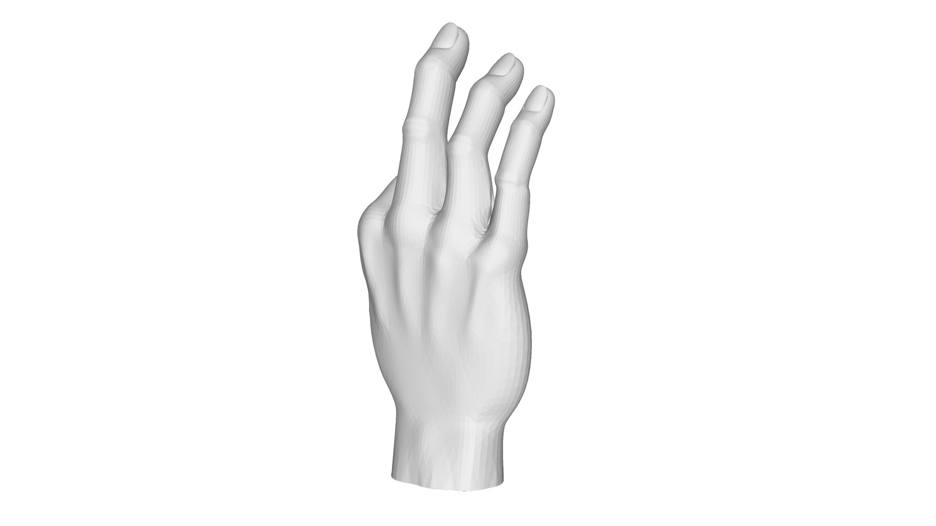 Realistic Hand Model Pose Gesture 2 3D Model - TurboSquid 1974947