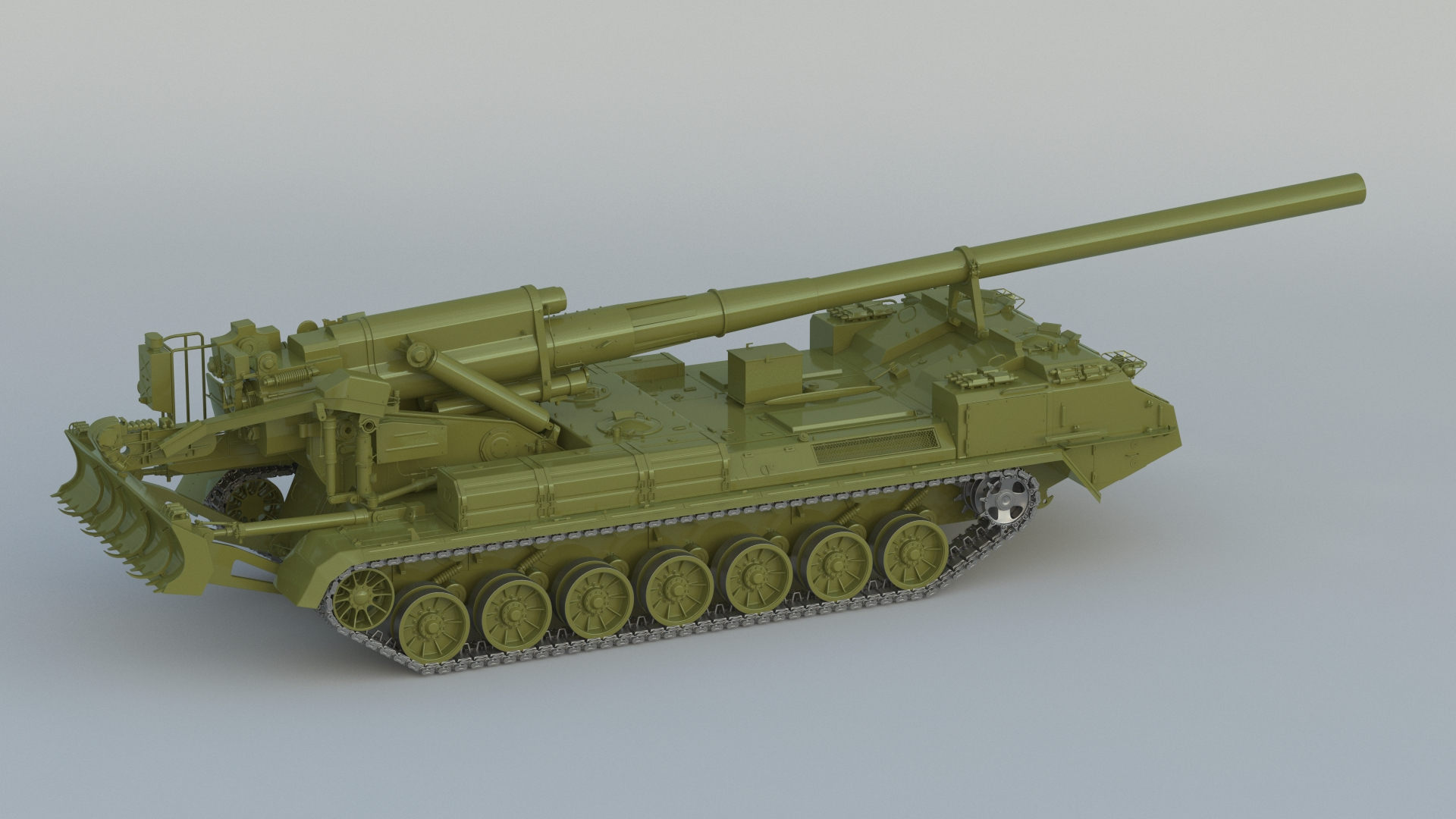 2S7 Pion 3D - TurboSquid 1805868