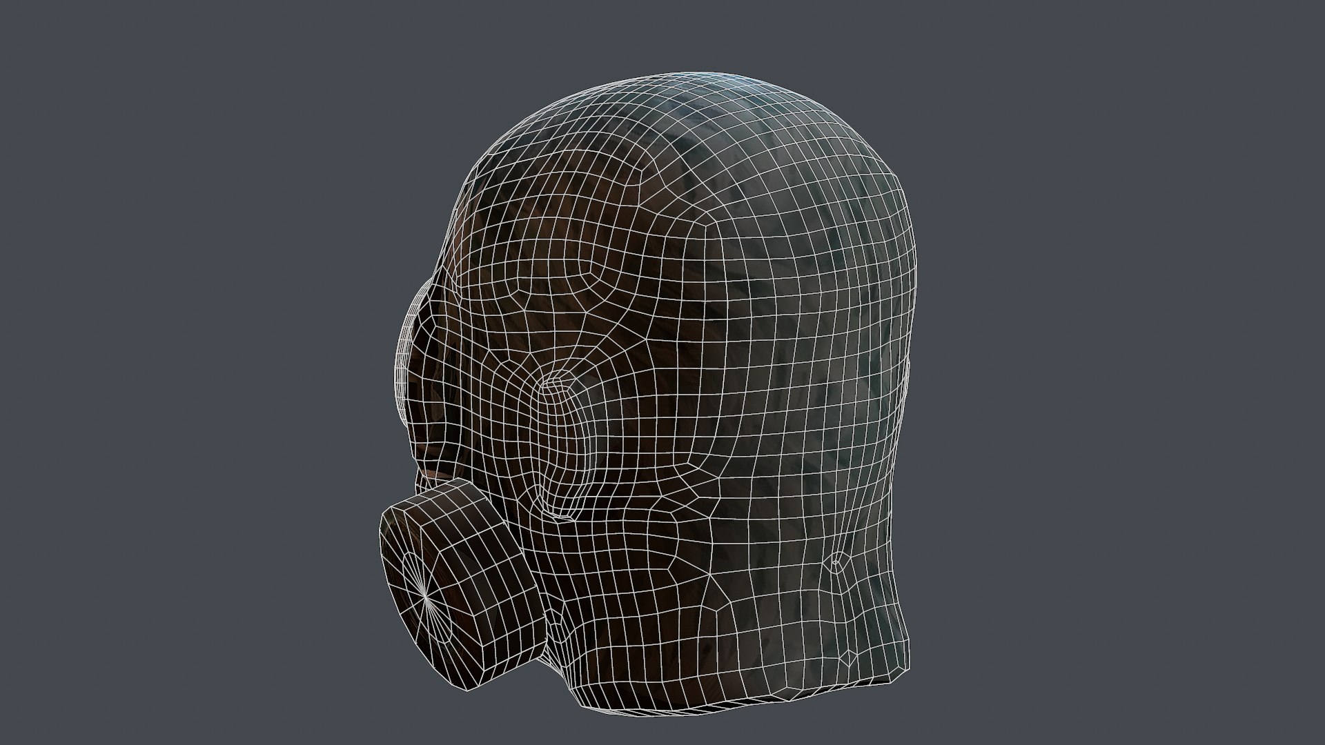 Gas Mask Helmet Scifi Futuristic Protection Safety 3D Model ...