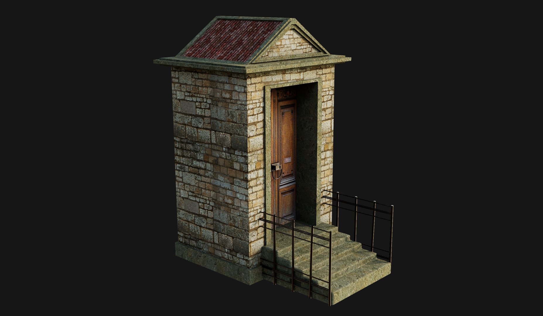 Free 3D Free Old Gate - TurboSquid 2132519