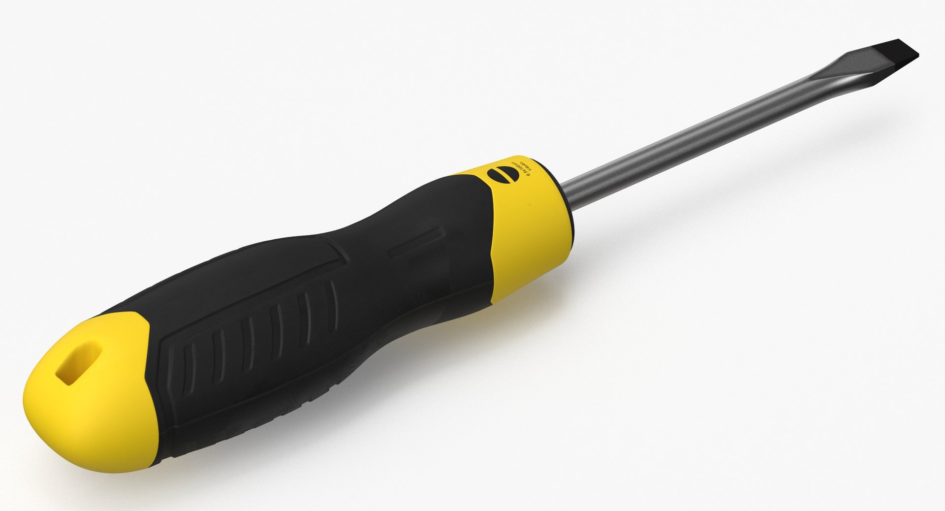 3D Screwdriver Flat 6 5x100mm Model - TurboSquid 1982825