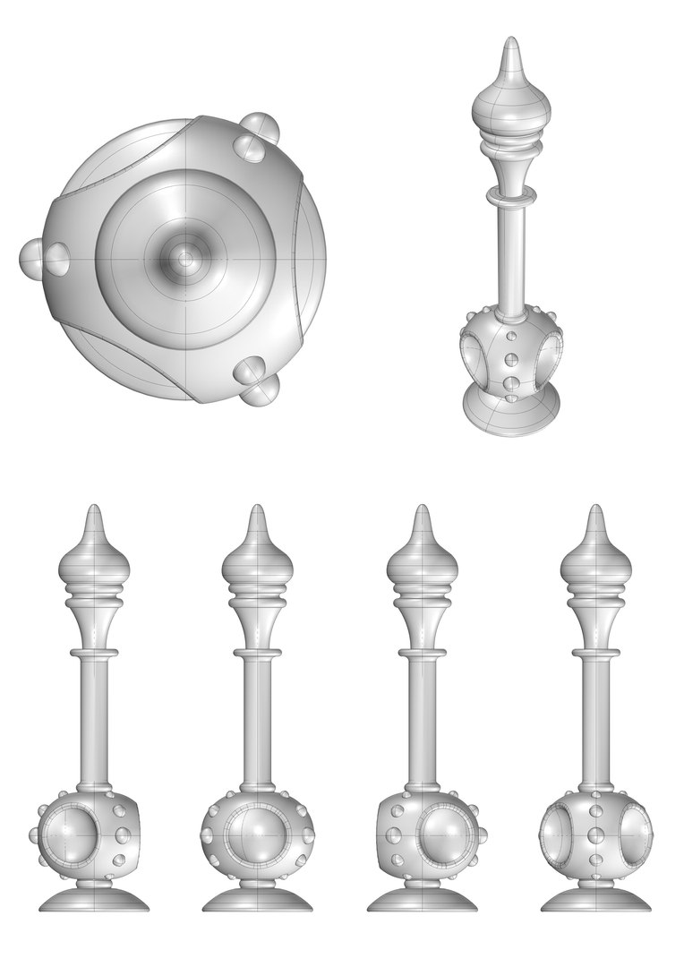 3D Ornate Vial - TurboSquid 2135955