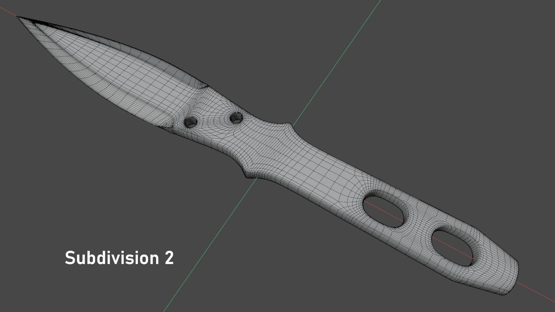 Throwing Knife 3D Model - TurboSquid 1847315