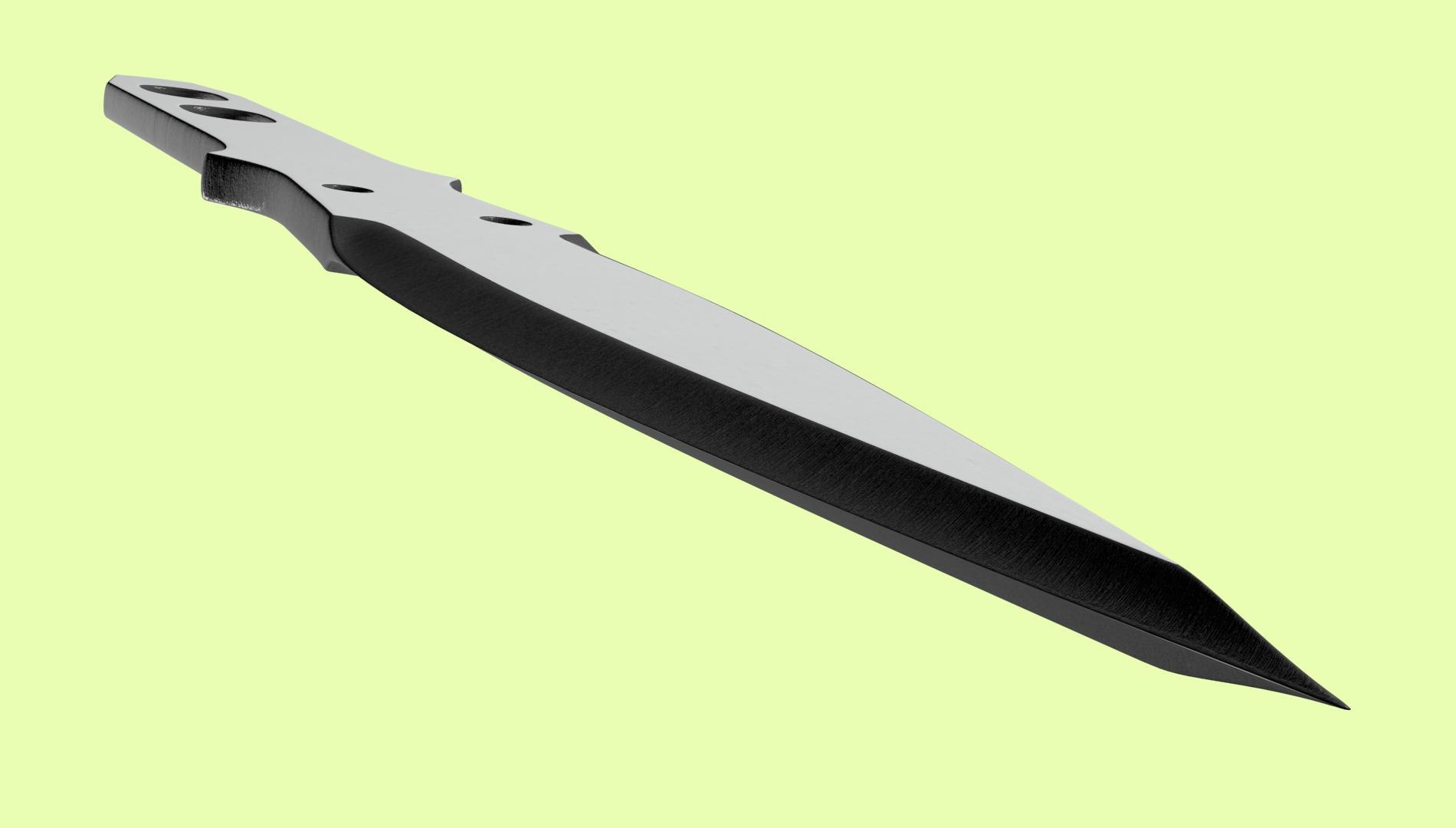 Throwing Knife 3D Model - TurboSquid 1847315
