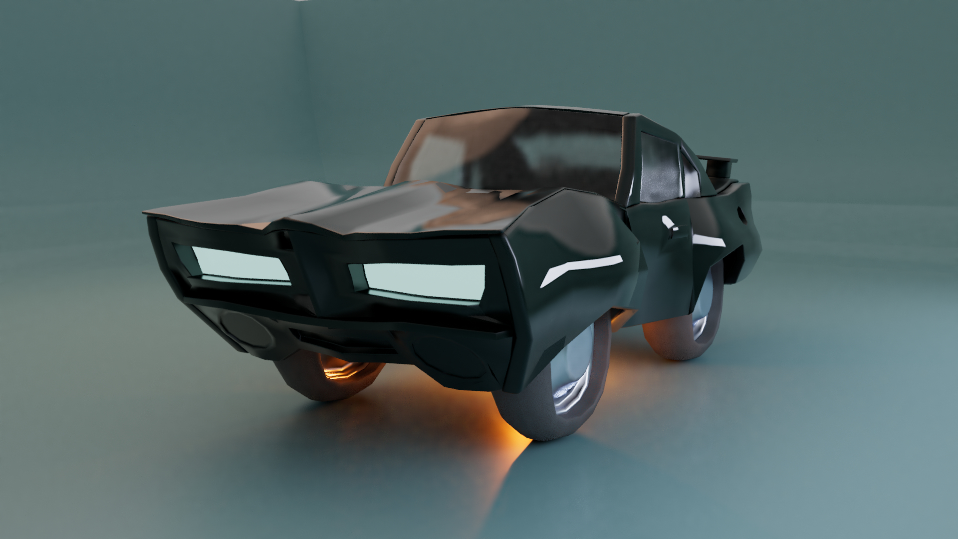 Muscle Car 3D Model - TurboSquid 1965447