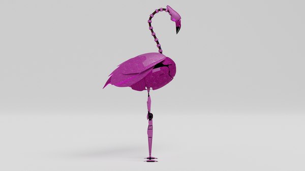 3D Robot bird flamingo - TurboSquid 1811846