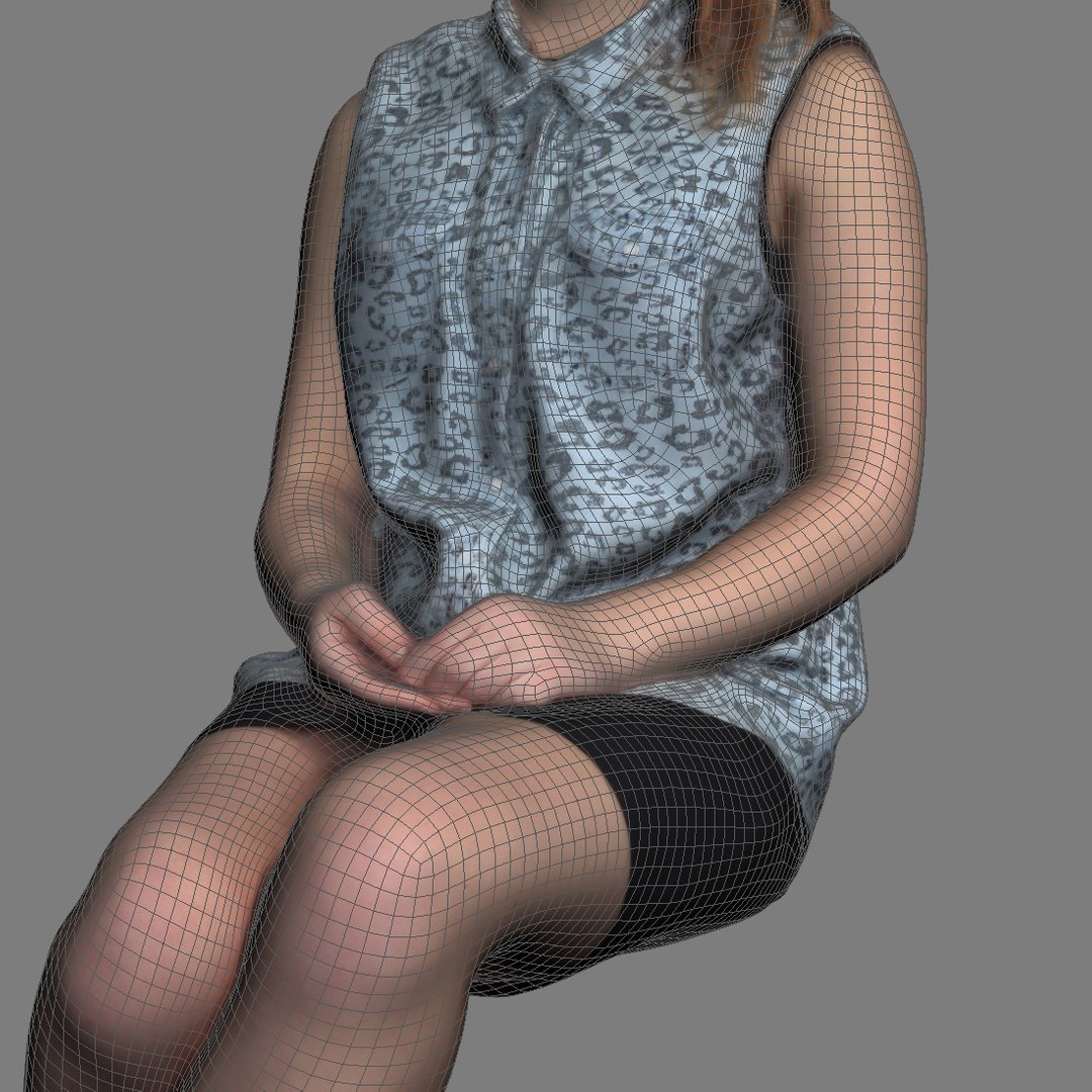Realistic Human 3d Max