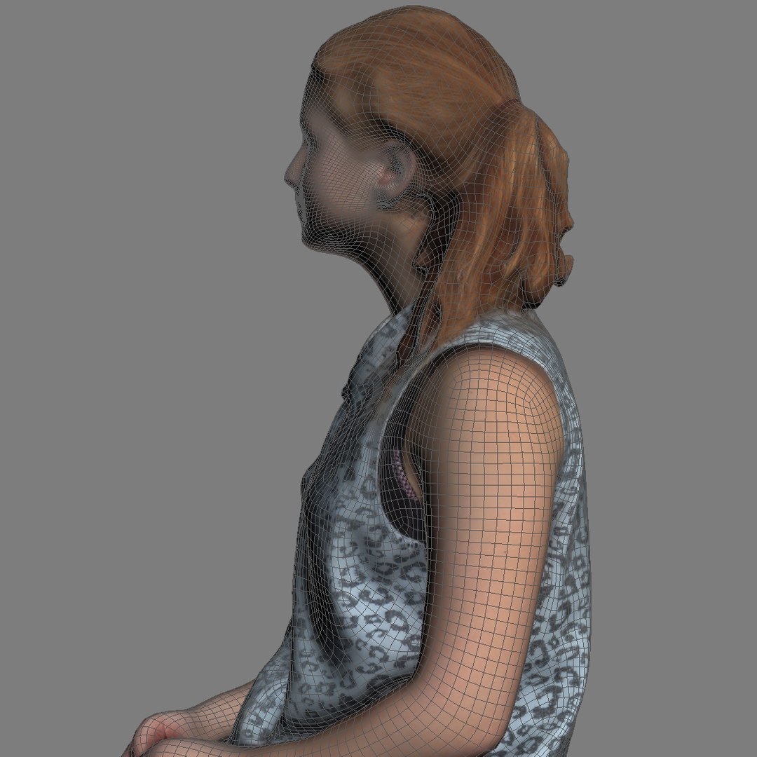 Realistic Human 3d Max