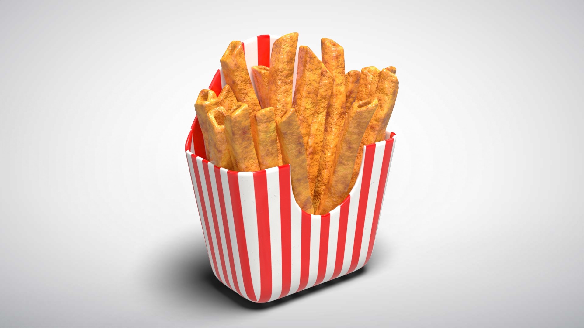 3D Model French Fries PBR - TurboSquid 2328473