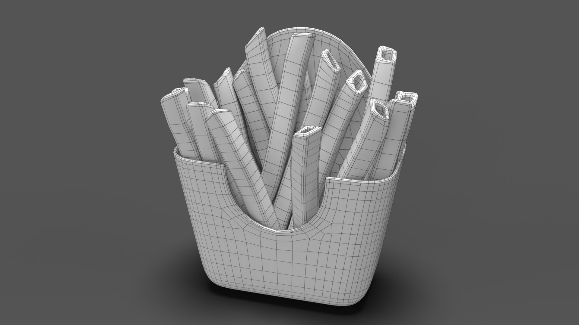 3D Model French Fries PBR - TurboSquid 2328473