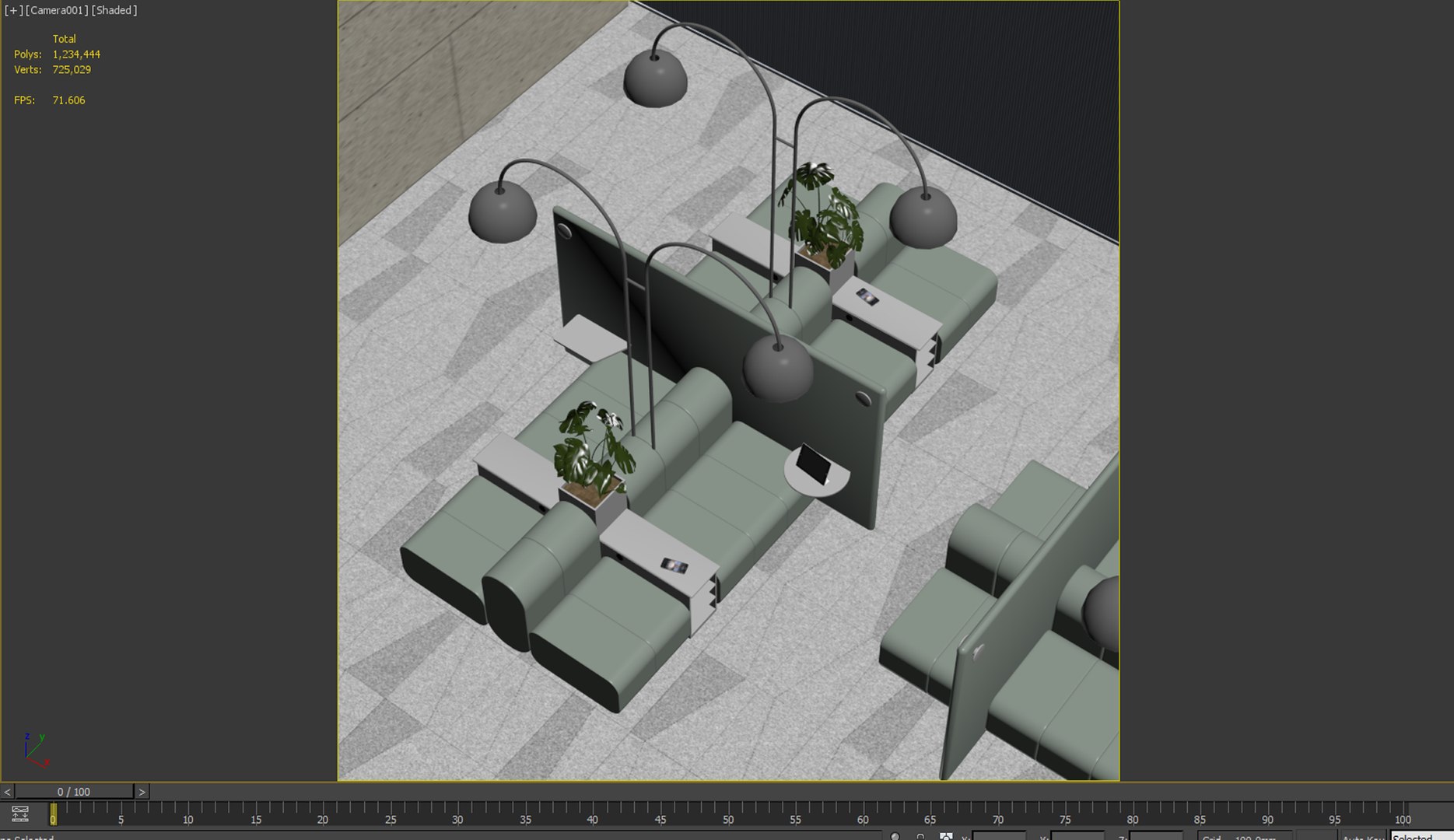 Modern Rest Area Card Seat Sofa Table And Chair Combination Public Area ...