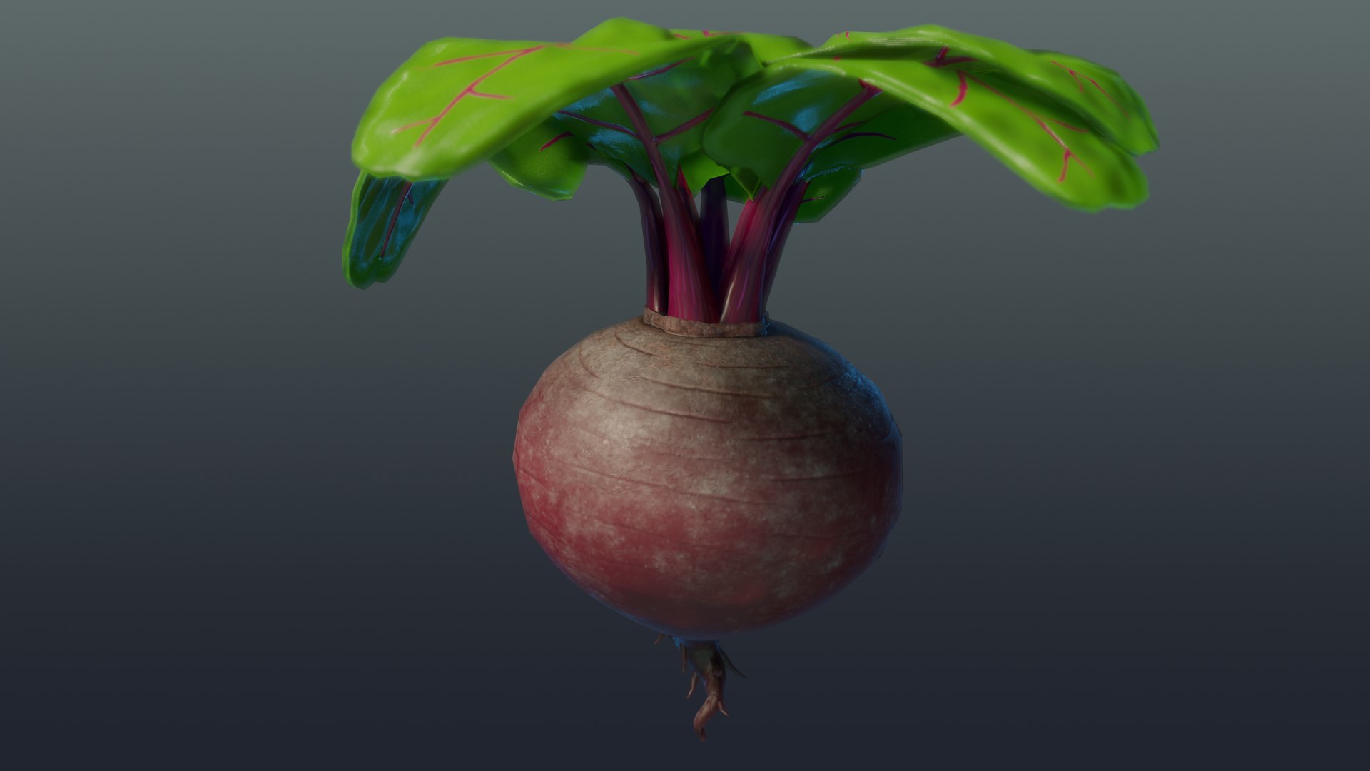 3D Model Cartoon Beetroot - TurboSquid 1721926