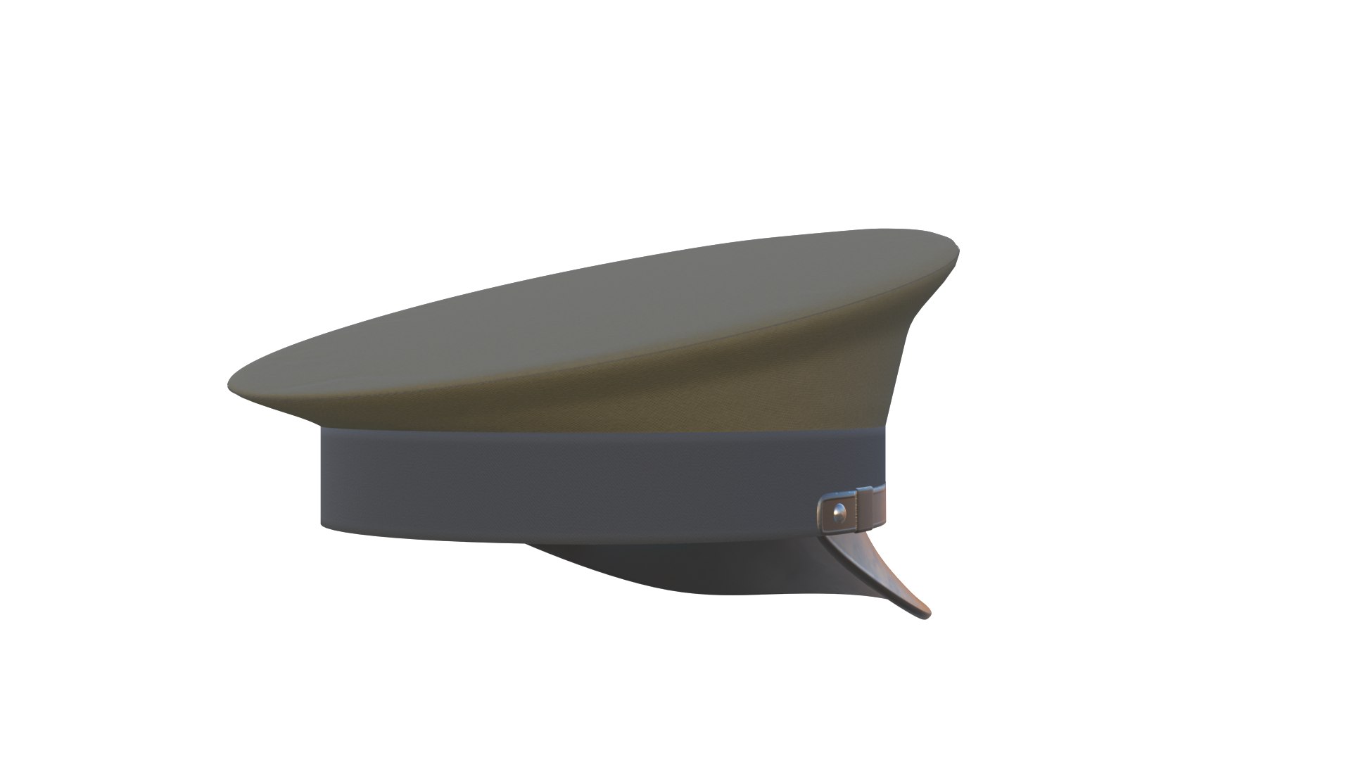 3D Realistic Police Cap 3D Model - Authentic Law Headgear Low-poly 3D ...