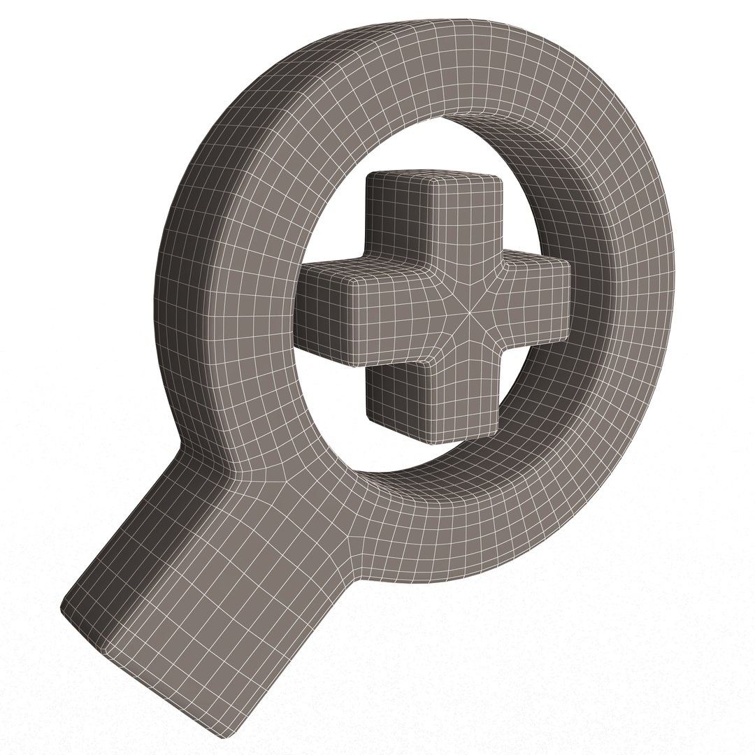 3D Model Zoom In Symbol - TurboSquid 1849213