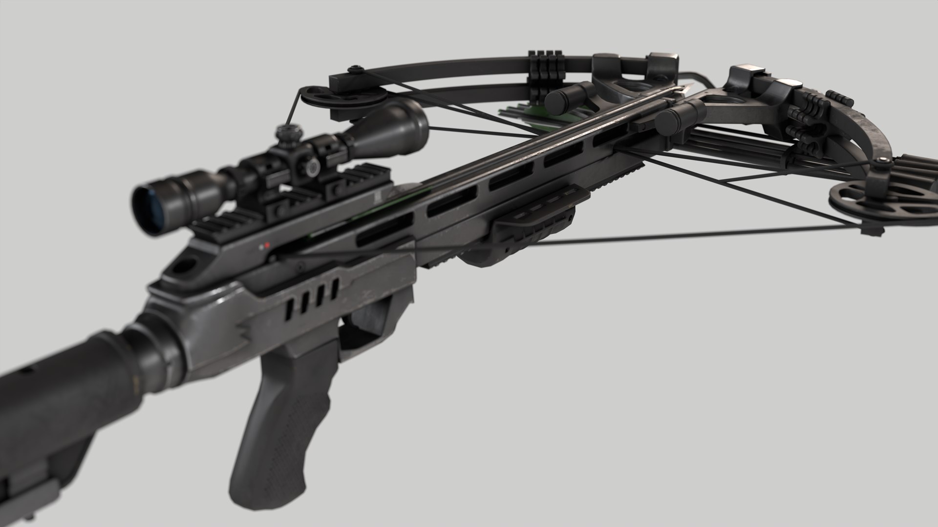 Custom CrossBow 3D Model - TurboSquid 2219010