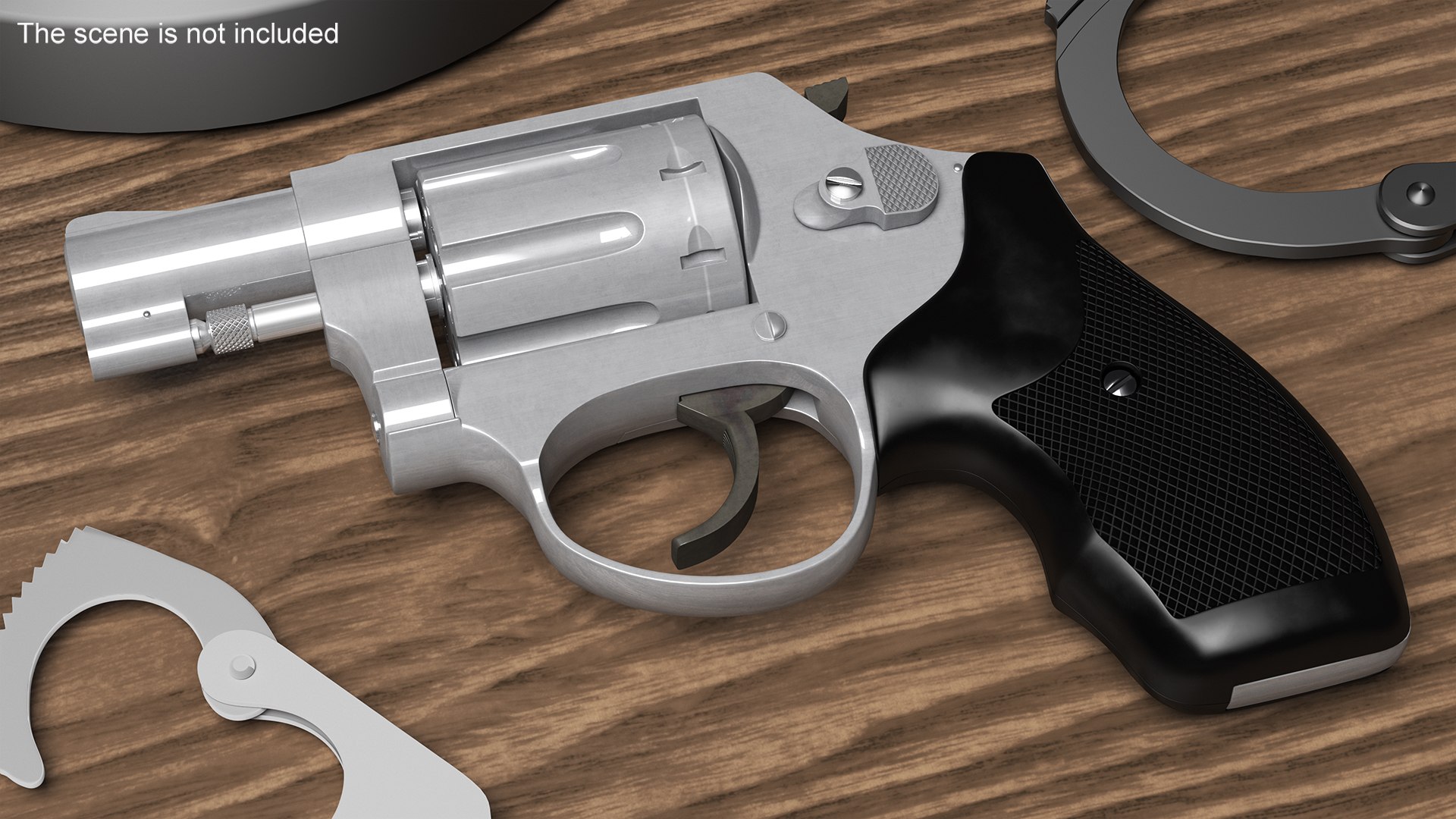 Compact Revolver 3D Model - TurboSquid 2152681