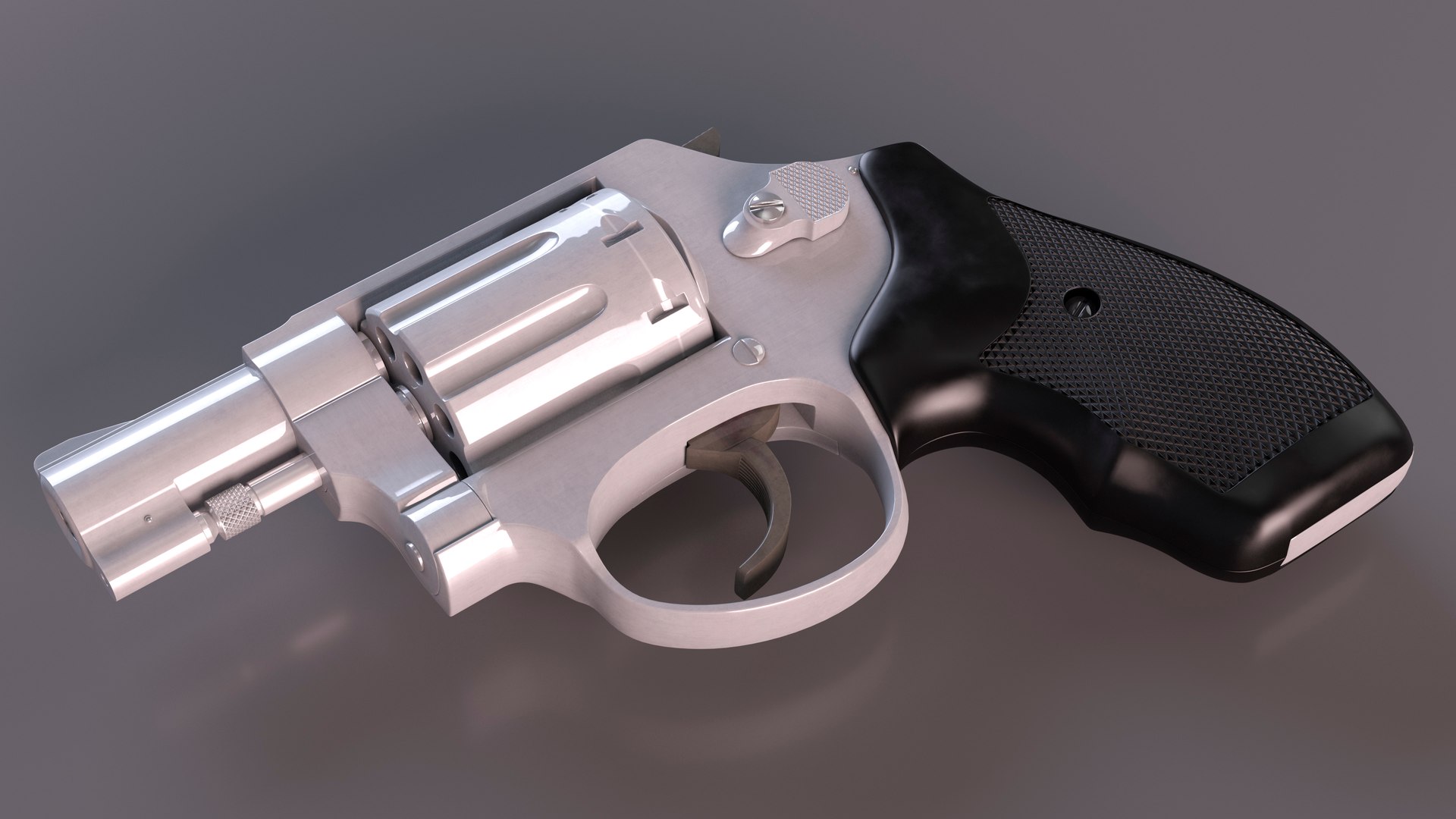 Compact Revolver 3D Model - TurboSquid 2152681