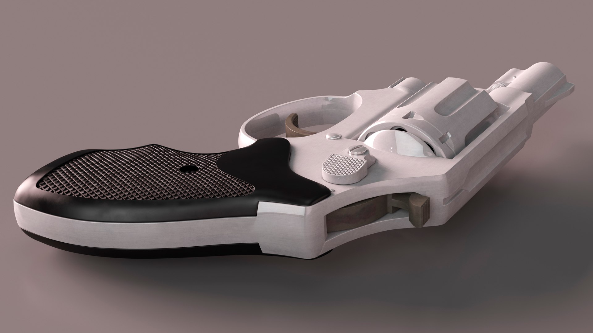 Compact Revolver 3D Model - TurboSquid 2152681