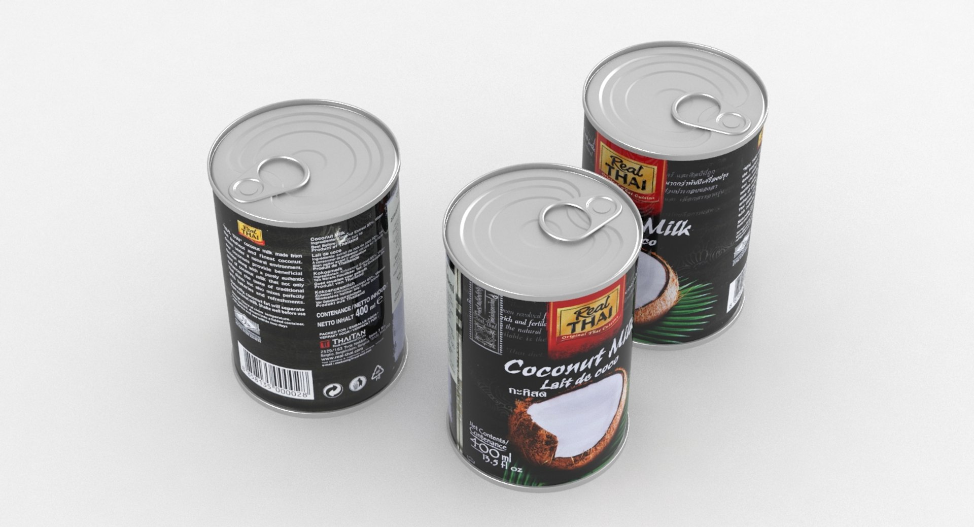 Food coconut milk 3D model - TurboSquid 1322178