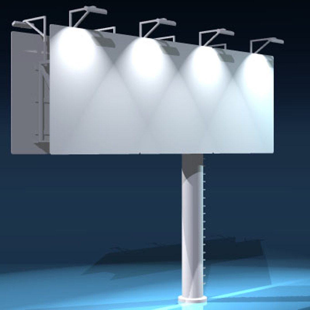 maya highway road billboard