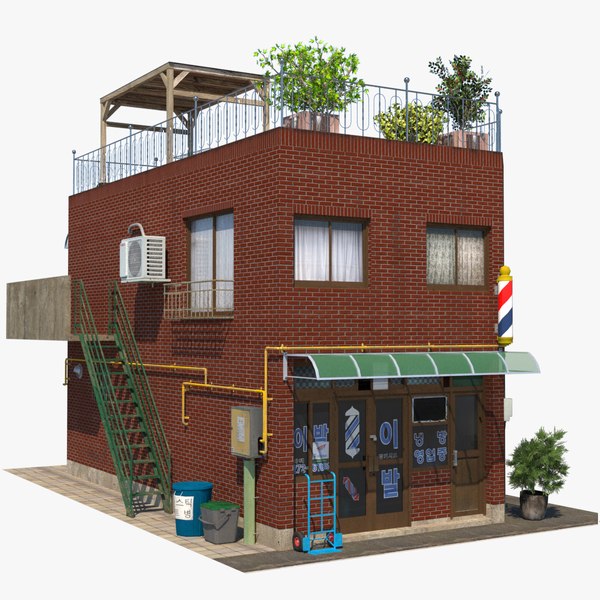 Korean Barber Shop 3D model - TurboSquid 1996834