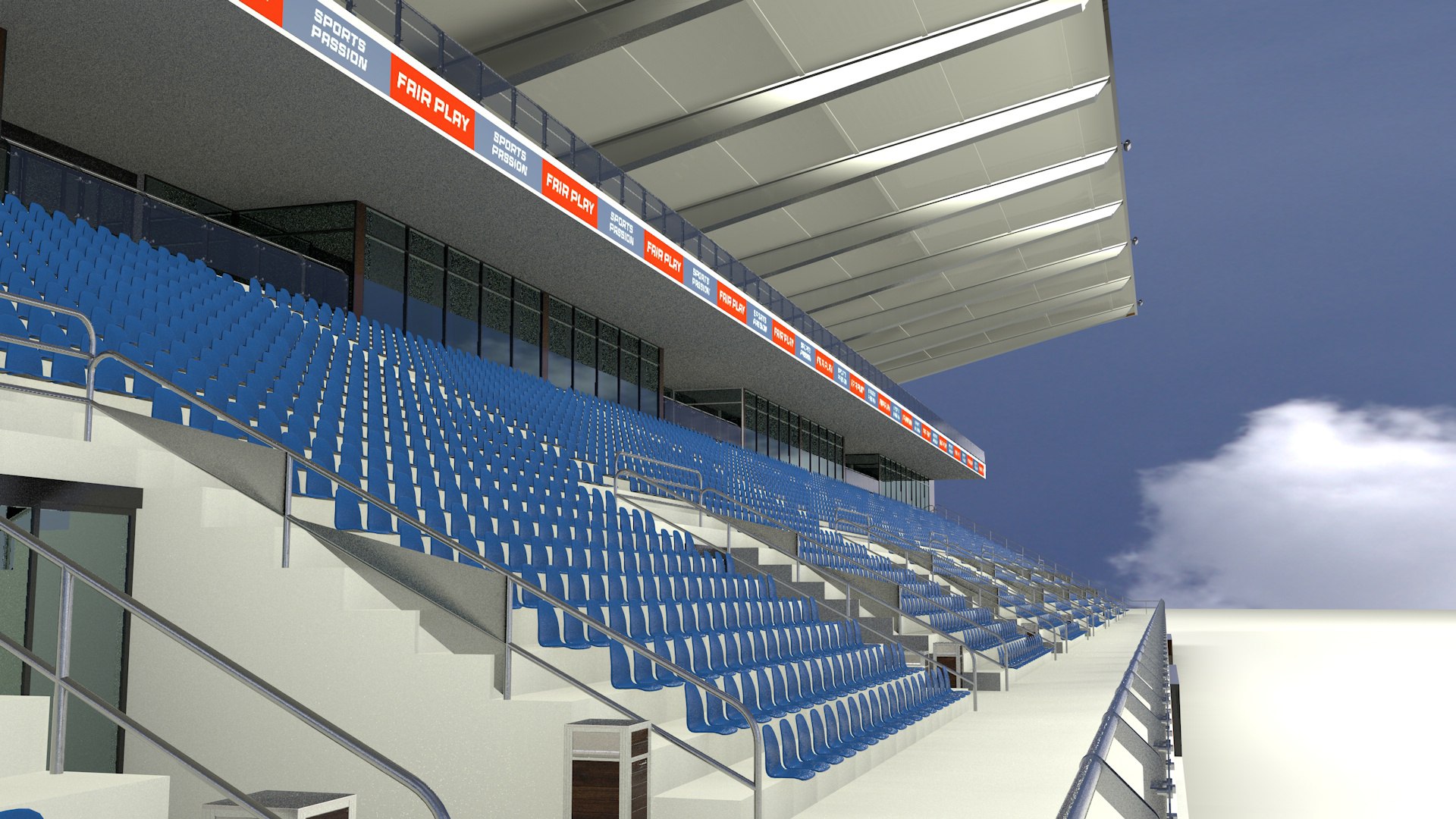 3D Modern tribune - TurboSquid 2166615