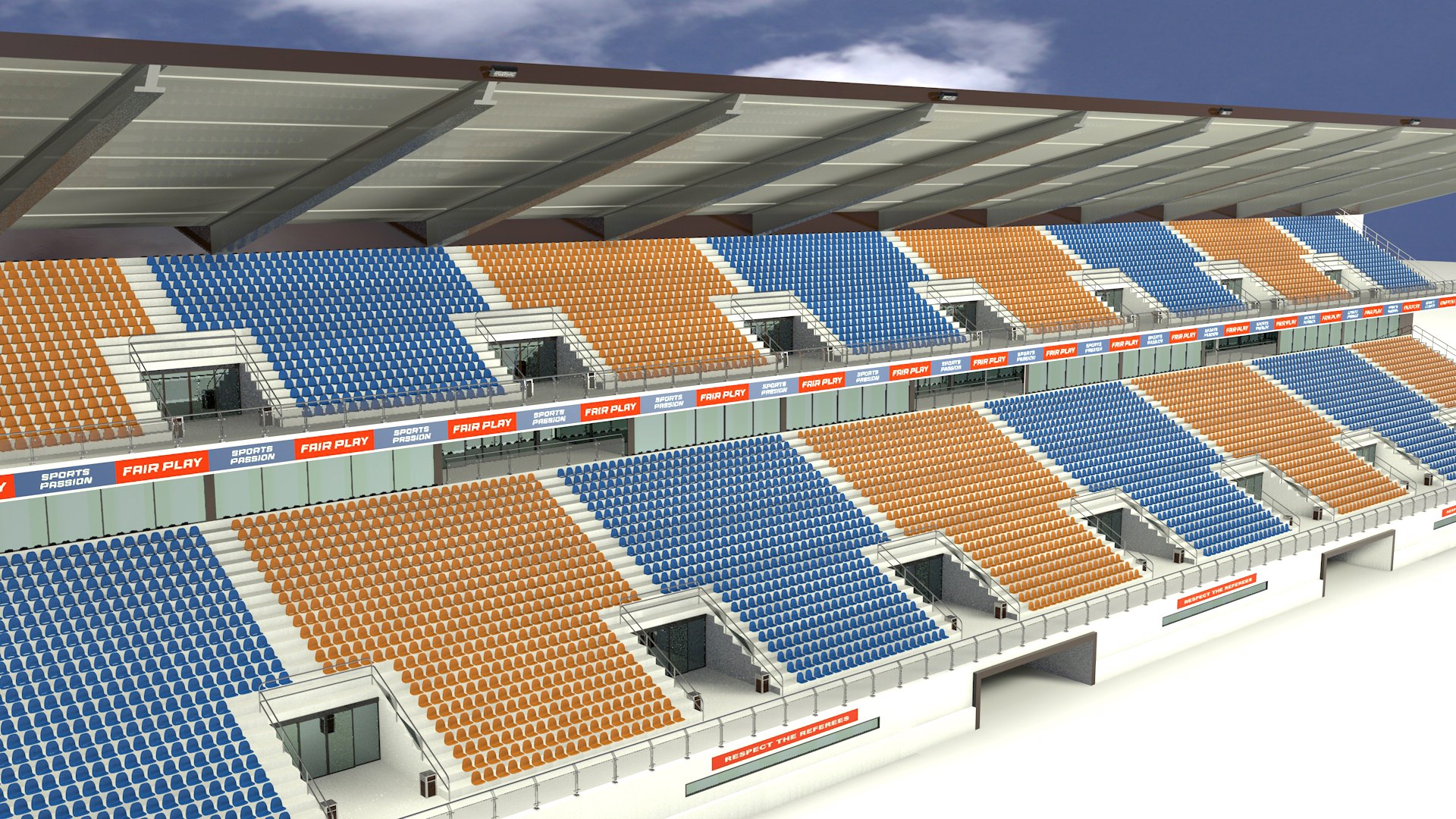 3D Modern tribune - TurboSquid 2166615